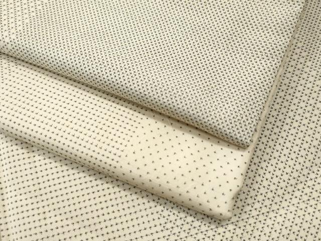 平和屋着物●本場大島紬　白大島　7マルキ　縞　正絹　逸品　CAAS6978yc