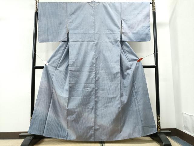 平和屋着物●訪問着　本場染大島紬　杢目絞り　正絹　逸品　CAAS6990yc