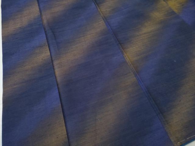 平和屋着物○上質な紬 斜線文 正絹 逸品 未使用 CAAS7027yc