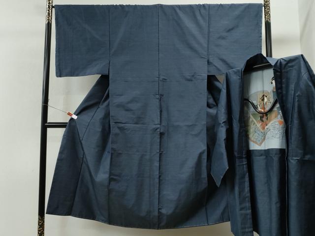 平和屋着物●男性　本場大島紬　アンサンブル　100亀甲　総詰め　正絹　逸品　未使用　CAAS7055yc