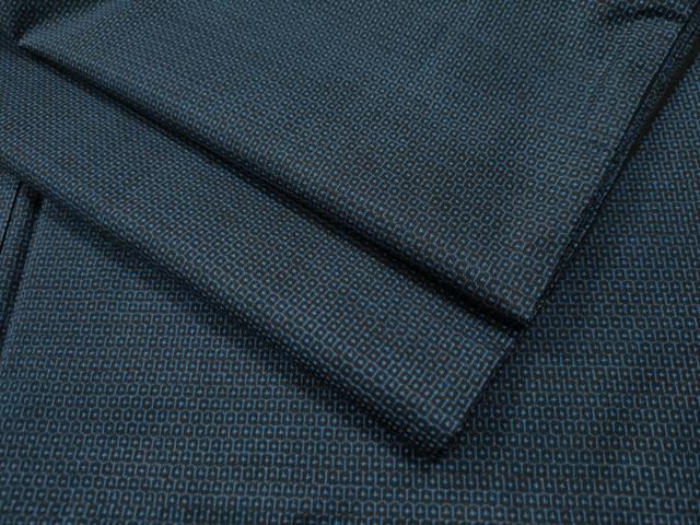 平和屋着物●男性　本場大島紬　100亀甲　総詰め　正絹　逸品　CAAS7236yc