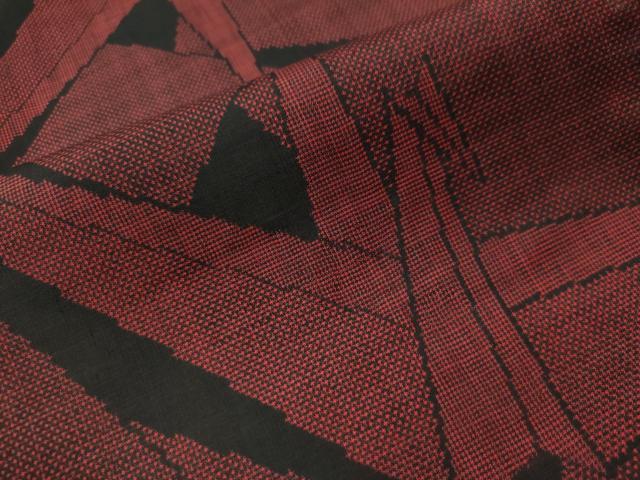 平和屋着物○本場大島紬 7マルキ 折鶴 正絹 逸品 CAAS7246yc