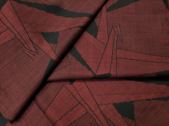 平和屋着物○本場大島紬 7マルキ 折鶴 正絹 逸品 CAAS7246yc