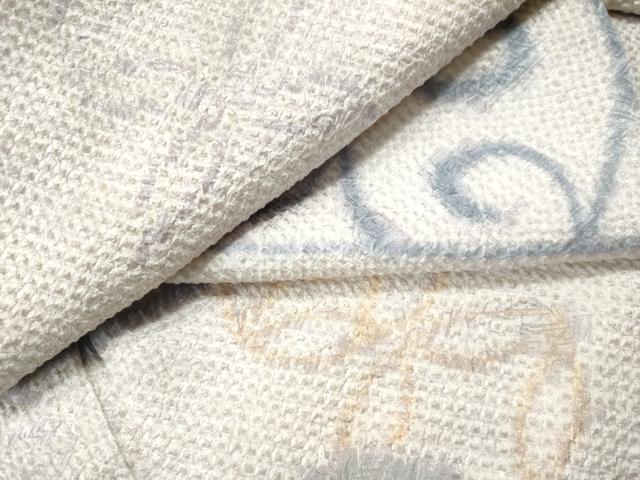 平和屋着物●上質な小紋　総絞り　七宝唐草文　正絹　逸品　CAAS7259yc