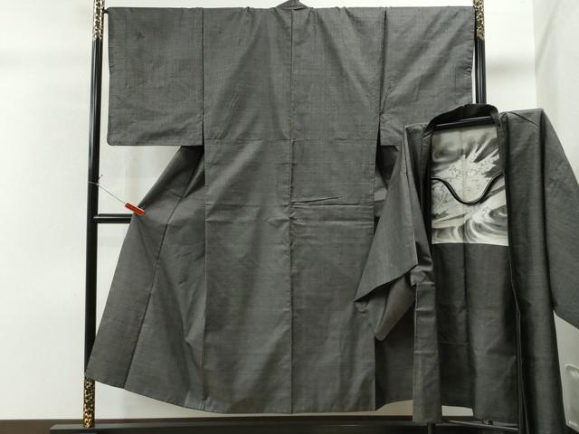 平和屋着物●男性　本場大島紬　アンサンブル　100亀甲　総詰め　正絹　逸品　CAAS7286yc