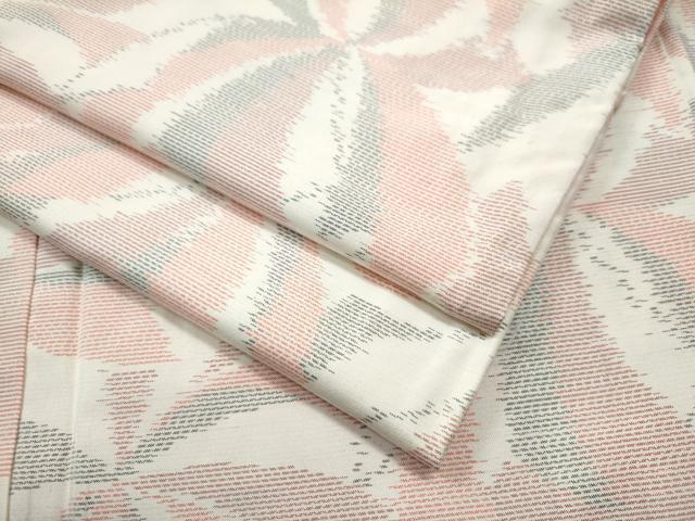 平和屋着物●本場大島紬　白大島　吉祥文　正絹　逸品　CAAS7359yc