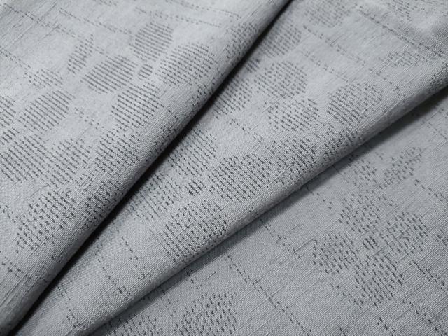 平和屋着物●上質な紬　舞花文　正絹　逸品　CAAS7394yc