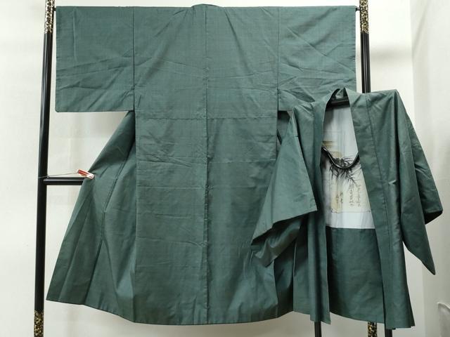 平和屋着物●男性　本場大島紬　アンサンブル　100亀甲　総詰め　正絹　逸品　CAAS7487yc