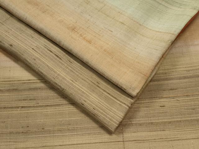 平和屋着物●上質な紬　霞文　正絹　逸品　CAAS7567yc