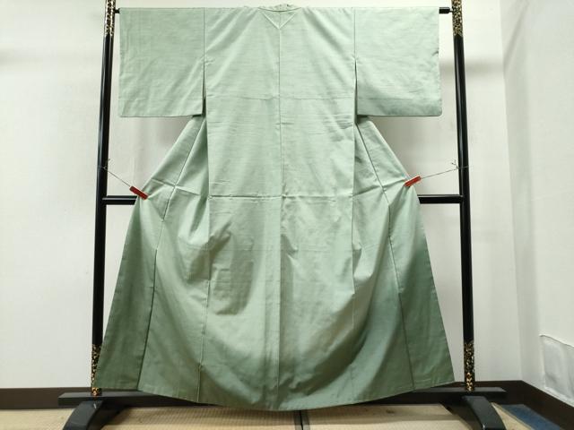 平和屋着物●訪問着　紬地　霞文　正絹　逸品　CAAS7569yc