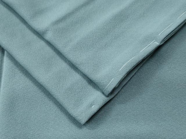 平和屋着物●上質な色無地　藍鼠色　正絹　逸品　未使用　CAAS7599yc