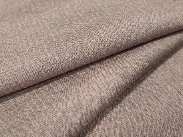 平和屋着物▽上質な紬　単衣　霞文　正絹　逸品　CAAS8197vp