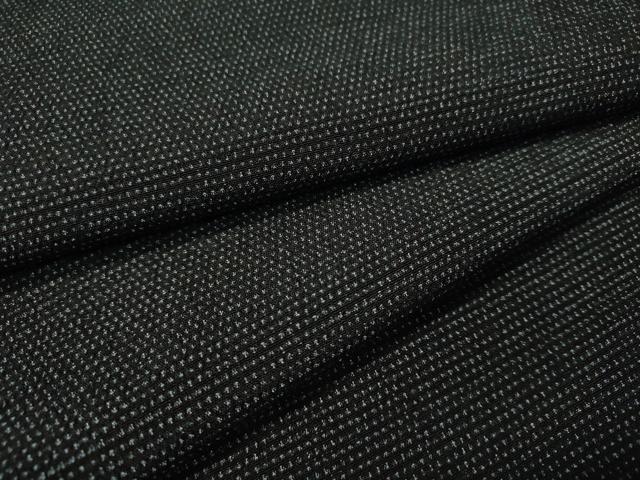 平和屋着物▽男性　本塩沢　単衣　蚊絣　正絹　逸品　CAAS8381vp