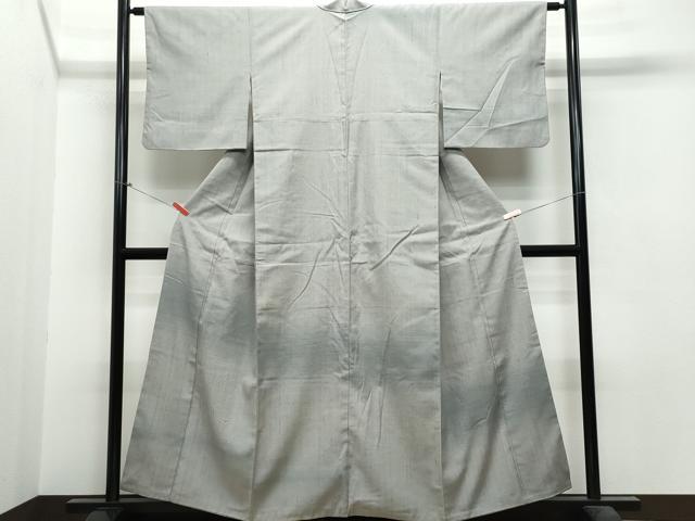 平和屋着物●訪問着　紬地　霞文　正絹　逸品　CAAS8422vf