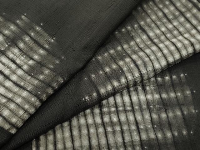 平和屋着物●上質な紬　絞り　吉祥文　正絹　逸品　CAAS8428vf