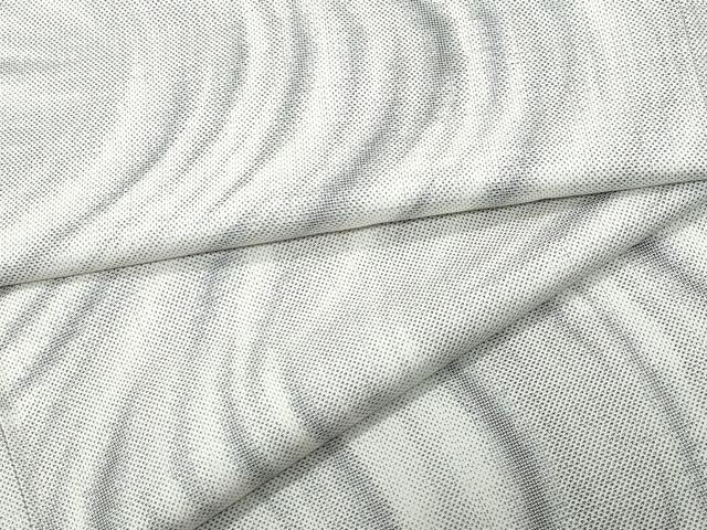 平和屋着物●本場大島紬　白大島　9マルキ　流線文　正絹　逸品　CAAS8473vf