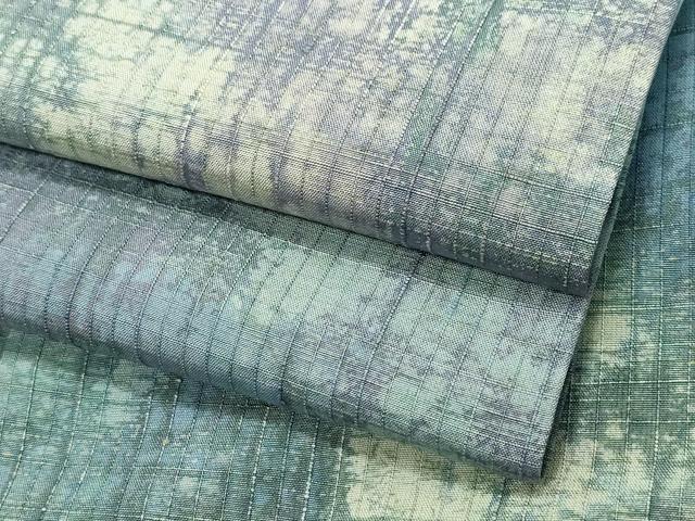 平和屋着物●上質な紬　霞文　正絹　逸品　CAAS8563vf