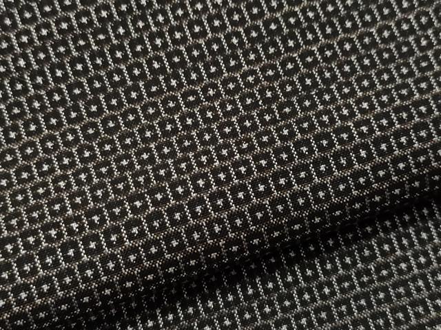 平和屋着物○男性 本場大島紬 アンサンブル 松山茂治作 100亀甲 総詰め