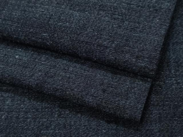 平和屋着物●男性　結城紬　杢　正絹　逸品　CAAS8633vf