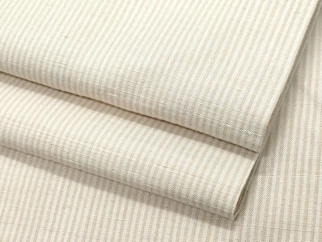 平和屋着物●上質な紬　縞　正絹　逸品　CAAS8660vf