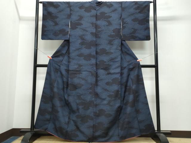 平和屋着物○結城紬 80亀甲 雲重ね文 正絹 逸品 CAAS8676vfの通販はau