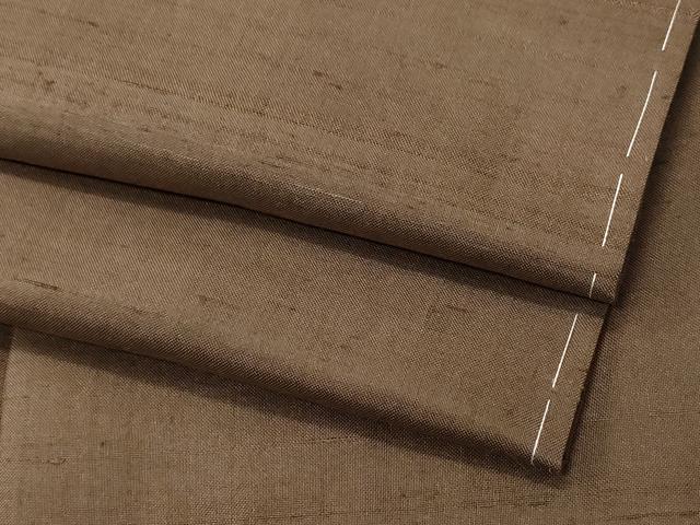 平和屋着物●男性　紬　憲法色　正絹　逸品　未使用　CAAS8696vf