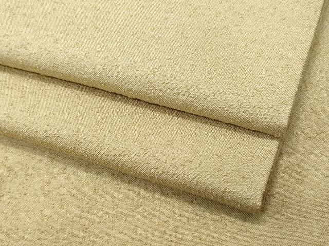 平和屋着物●薩摩結城　本場大島紬　朽葉色　正絹　逸品　CAAS8718vf