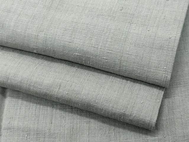 平和屋着物●結城紬　色無地　灰色　正絹　逸品　CAAS8722vf 平和屋着物○結城紬 色無地 灰色 正絹 逸品 CAAS8722vf