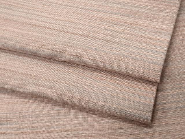 平和屋着物●紅花紬　米沢　霞文　正絹　逸品　CAAS8749vf