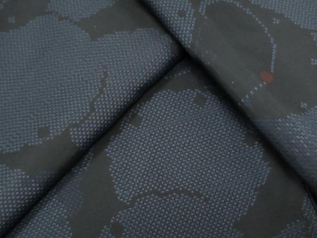 平和屋着物●本場大島紬　雪輪唐草文　正絹　逸品　未使用　CAAS9345th