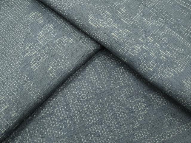 平和屋着物●結城紬　80亀甲　吉祥文　正絹　逸品　CAAS9346th