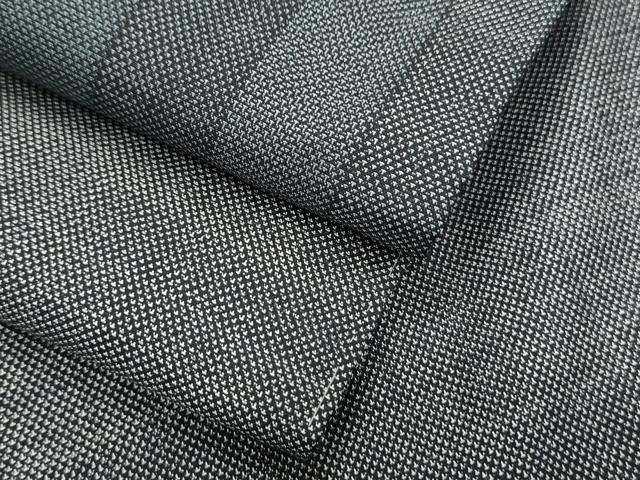 平和屋着物●本場大島紬　9マルキ　間道　正絹　逸品　CAAS9375th