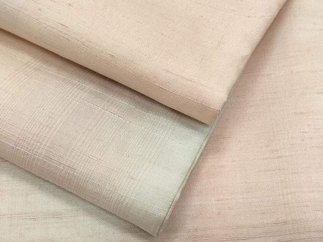 平和屋着物●紅花紬　米沢　霞間道　正絹　逸品　CAAS9379th