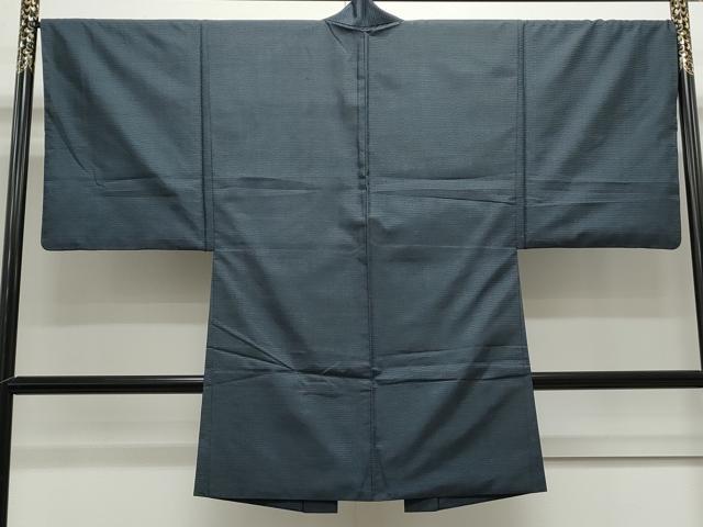 平和屋着物□極上 男性 本場大島紬 アンサンブル 幾何学文様 逸品