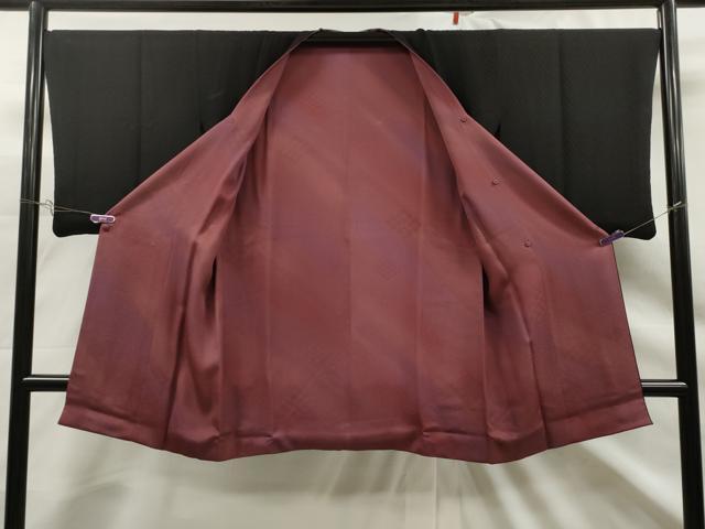 平和屋着物＃道行コート リバーシブル 花菱地紋 暈し染め ロング丈