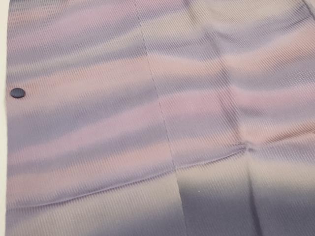 平和屋着物＃道行コート 霞文 暈し染め 正絹 逸品 未使用 CAAT0505dy