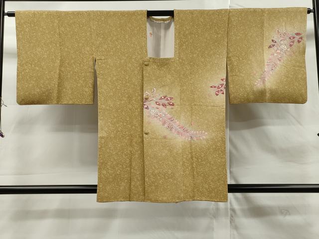 平和屋着物＃道行コート　辻が花　絞り　暈し染め　正絹　逸品　CAAT0516dy