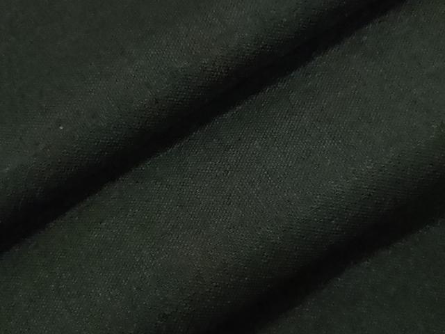 平和屋着物●男性　黒紋付　正絹　逸品　CAAT0546dy