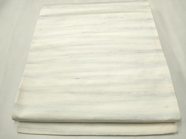 平和屋着物●西陣　都織物謹製　全通柄袋帯　紬地　和歌ふじ　証紙付き　正絹　逸品　CAAT0869hy