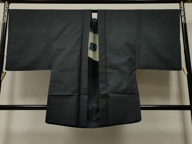 平和屋着物＃男性　本場大島紬　羽織　100亀甲　総詰め　正絹　逸品　CAAT5649id