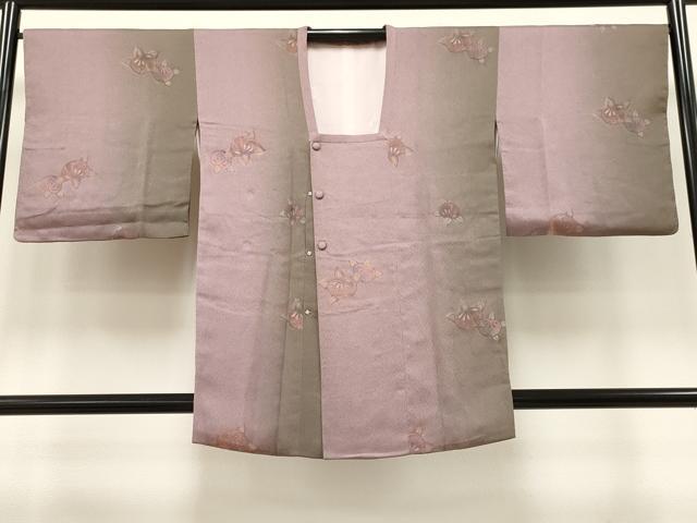 平和屋着物＃道行コート　橘　暈し染め　正絹　逸品　CAAT5691id