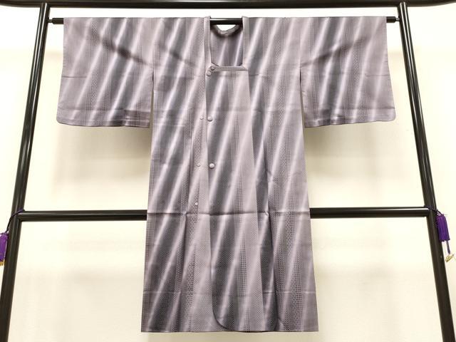 平和屋着物▽道行コート　単衣　吉祥間道　暈し染め　ロング丈　正絹　逸品　CAAT5806id