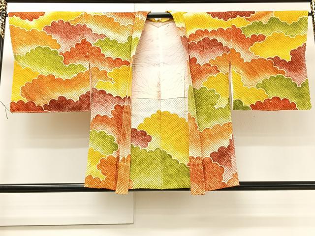 平和屋着物＃羽織　総絞り　雲重ね文　正絹　逸品　未使用　CAAT5986id