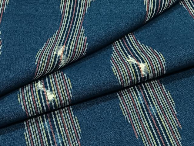 平和屋着物▽上質な小紋　単衣　立涌文　綿　逸品　未使用　CAAT6541xi