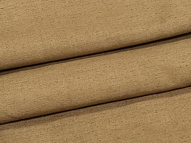 平和屋着物▽上質な紬　色無地　単衣　朽葉色　三越扱い　正絹　逸品　CAAT6582xi