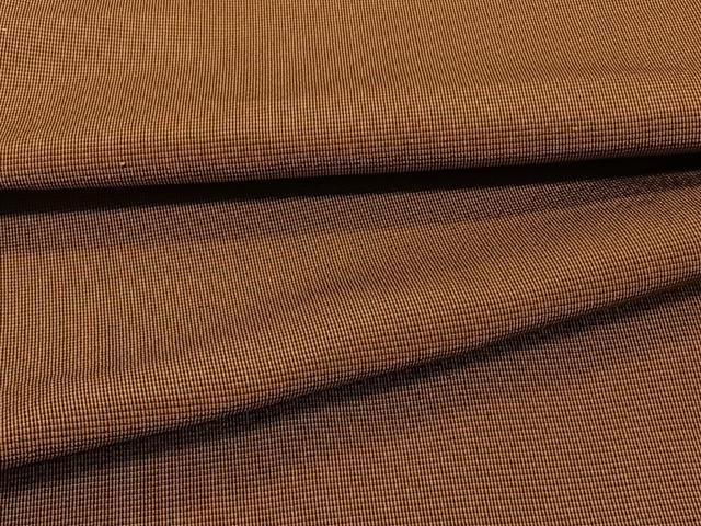 平和屋着物▽上質な紬　単衣　幾何学文　正絹　逸品　CAAT6603xi