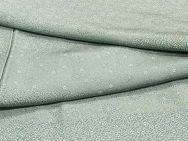 平和屋着物▽江戸小紋　単衣　横段小紋柄　正絹　逸品　CAAT6630xi