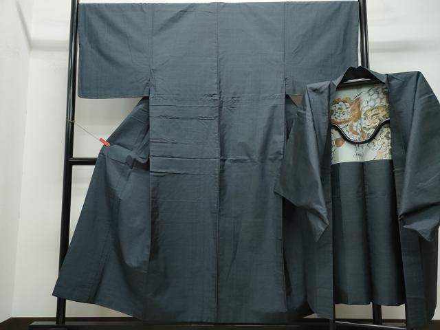 平和屋着物●男性　本場大島紬　アンサンブル　吉祥文　正絹　逸品　CAAT6892vf