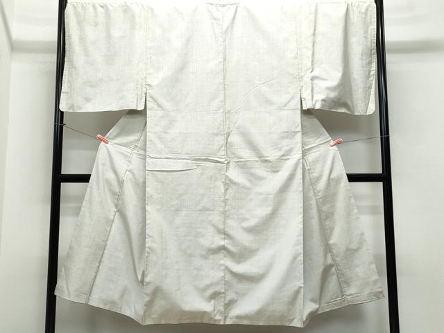 平和屋着物○本場大島紬 白大島 100亀甲 総詰め ロング丈 正絹 逸品