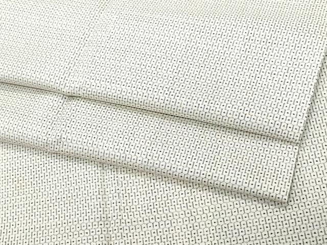 平和屋着物○本場大島紬 白大島 100亀甲 総詰め 正絹 逸品 CAAS0049th